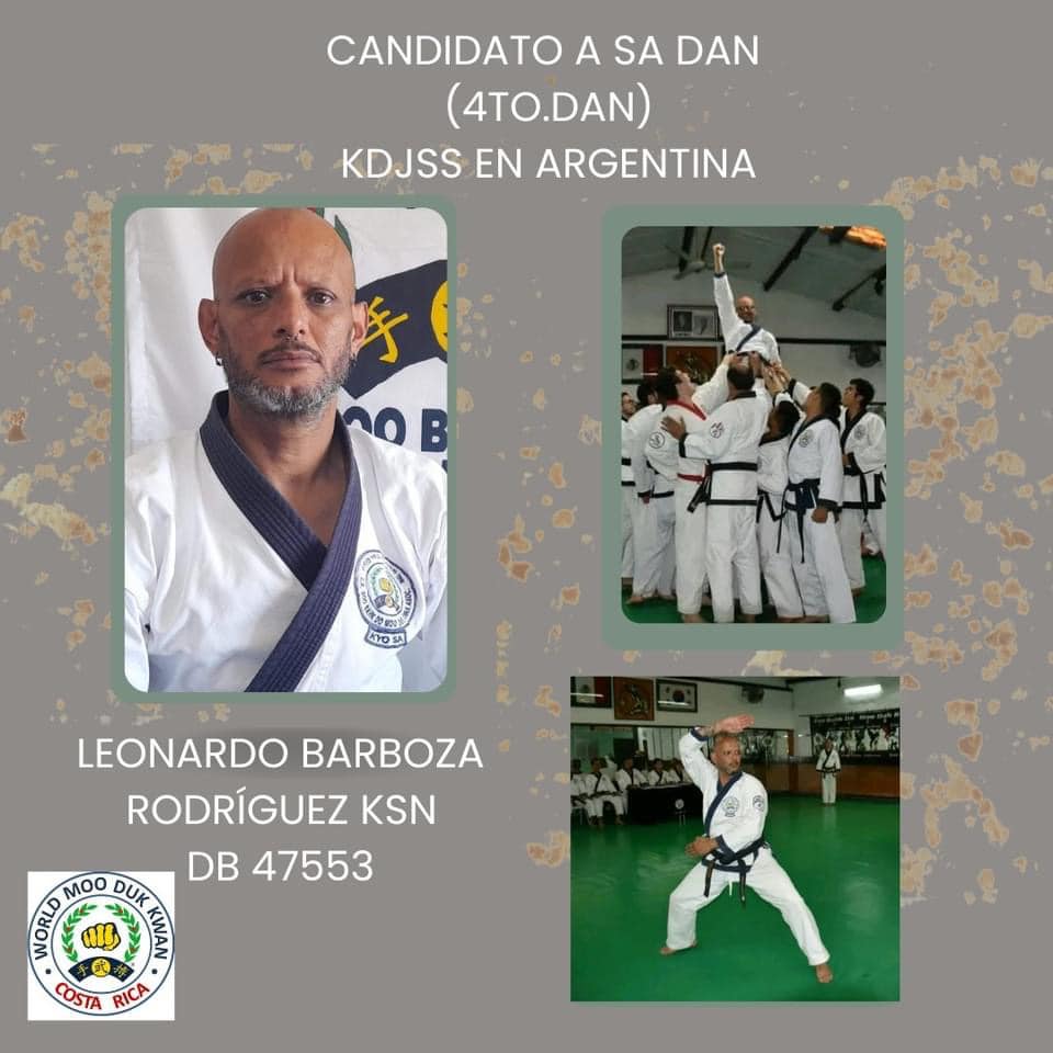 WMDK KO DAN JA 2022 ARGENTINA SHIM SA WITH KWAN JANG NIM H.C. HWANG ...