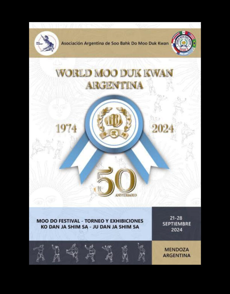 Upcoming 50th Anniversary of the World Moo Duk Kwan Argentina in ...